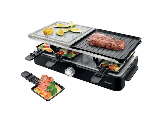 Stoni gril raklet roštilj SENCOR SBG 0260BK 1400W