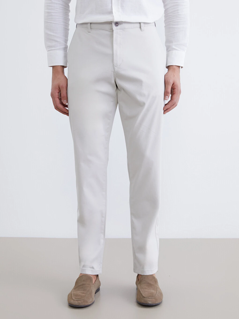 LCWAIKIKI Classic Slim Fit Muške Chino Pantalone