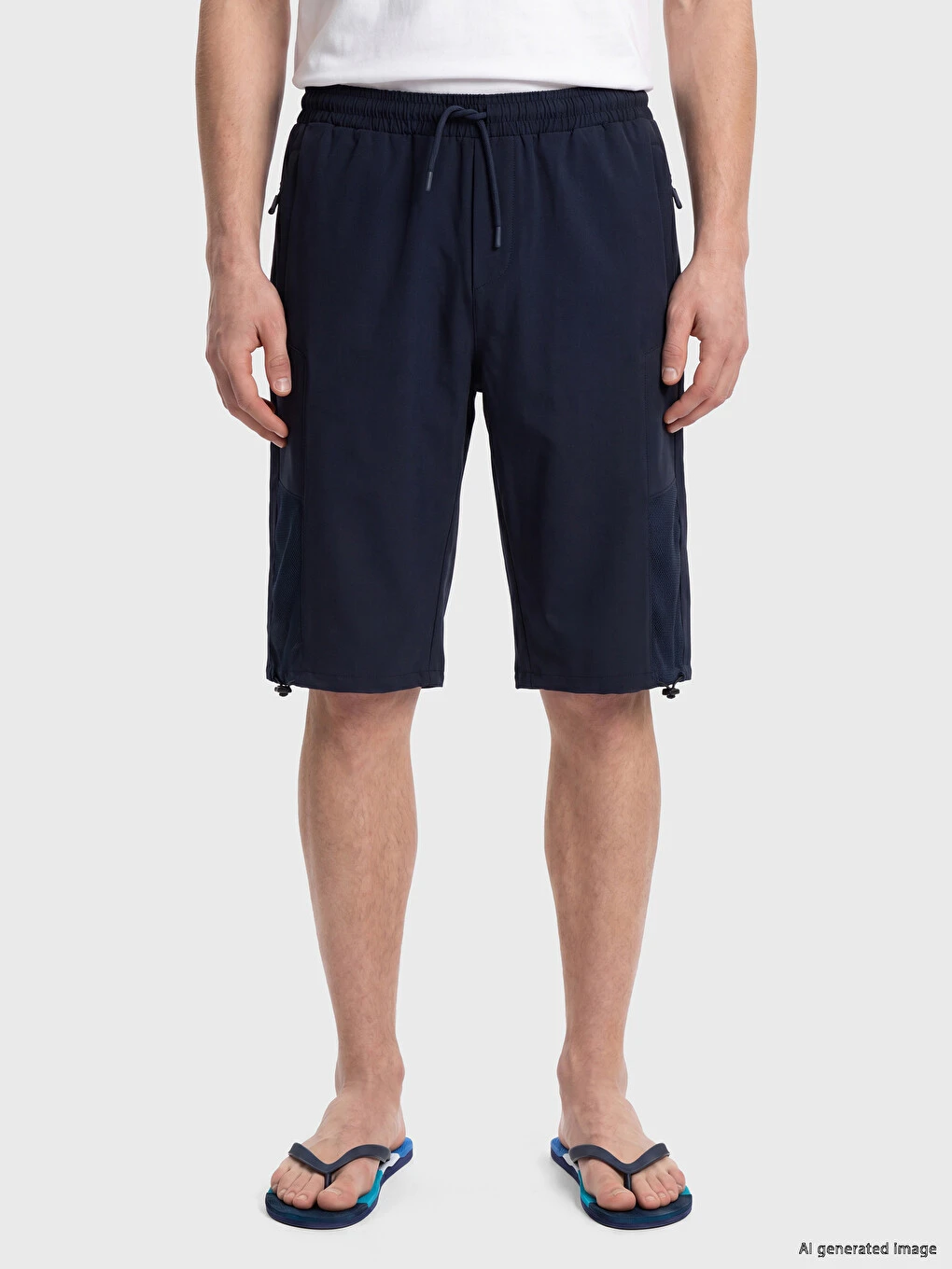 LCW SWIMWEAR Muški Šorts Za Plivanje Do Kolena, Regularnog Kroja