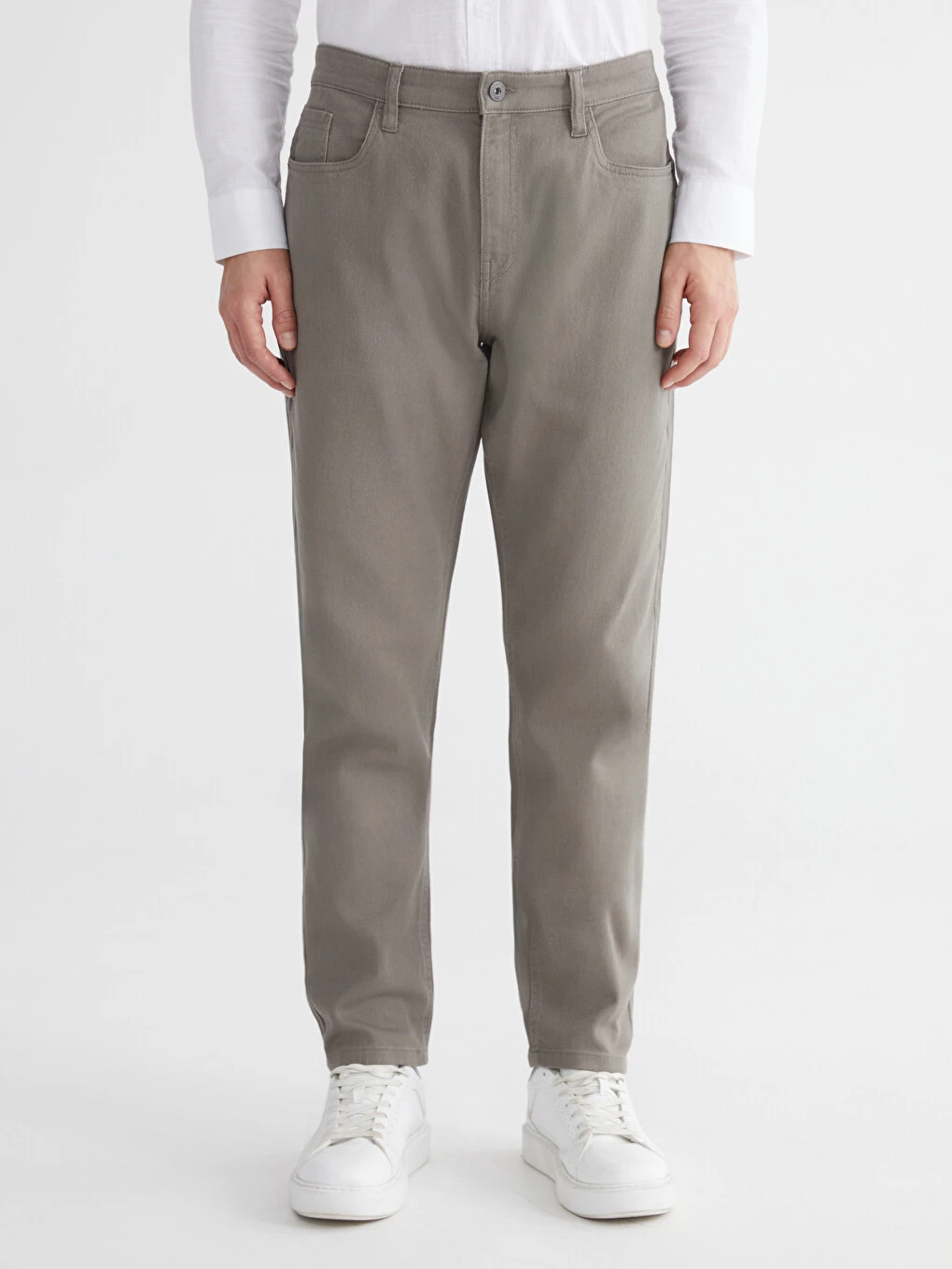 LCWAIKIKI Classic Slim Fit Gabardinske Muške Chino Pantalone