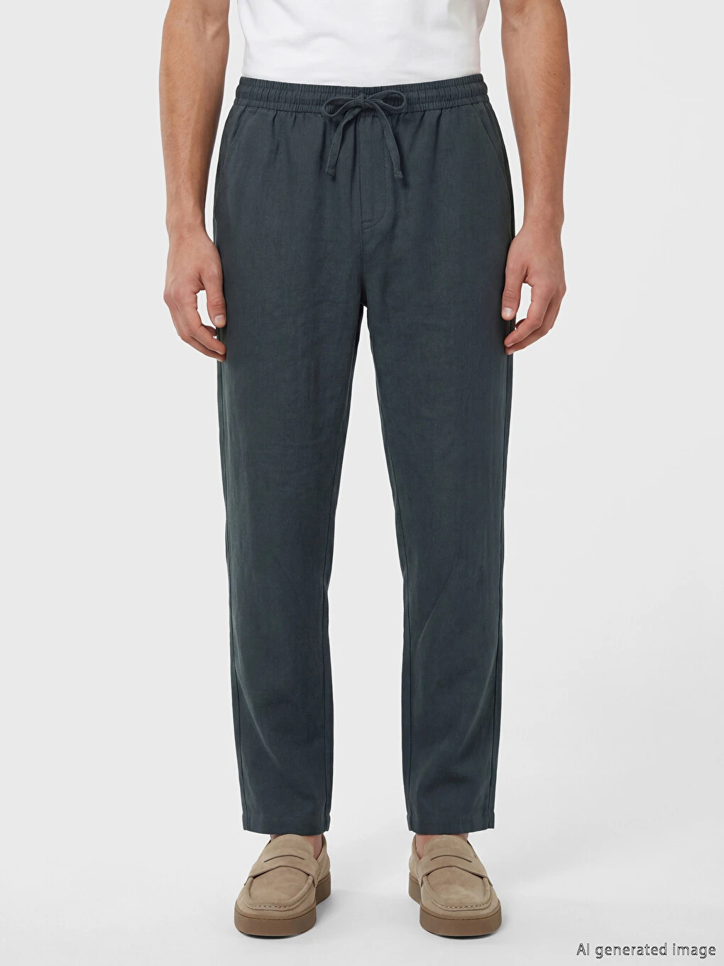 LCW Vision Regular Fit Muške Pantalone Od Dobi Tkanine
