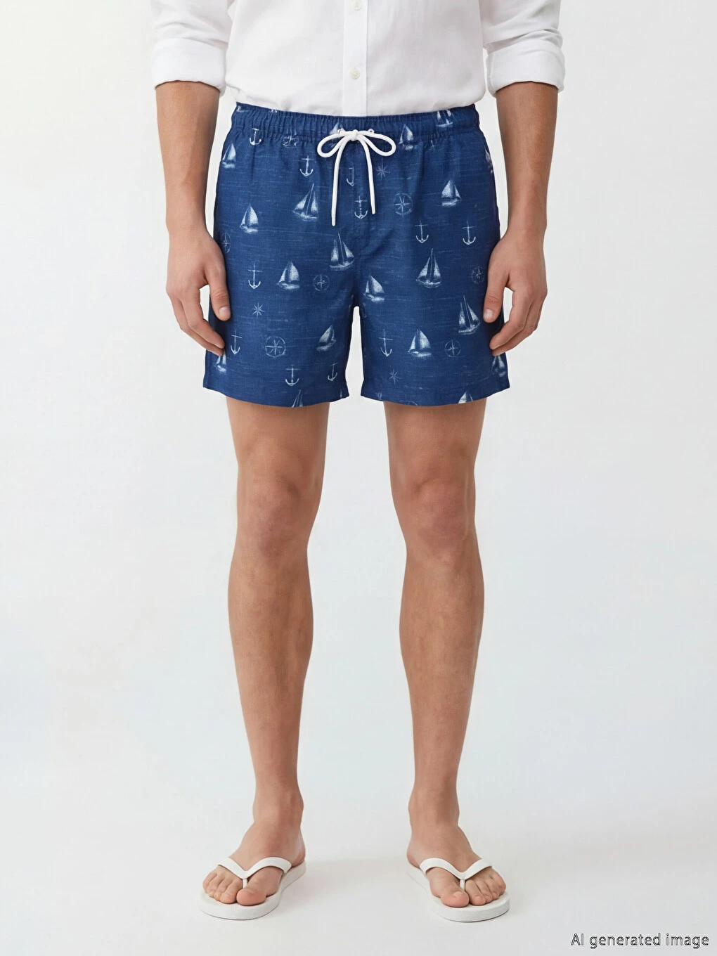 LCW SWIMWEAR Kratak Šorts Za Kupanje Sa Uzorkom Za Muškarce