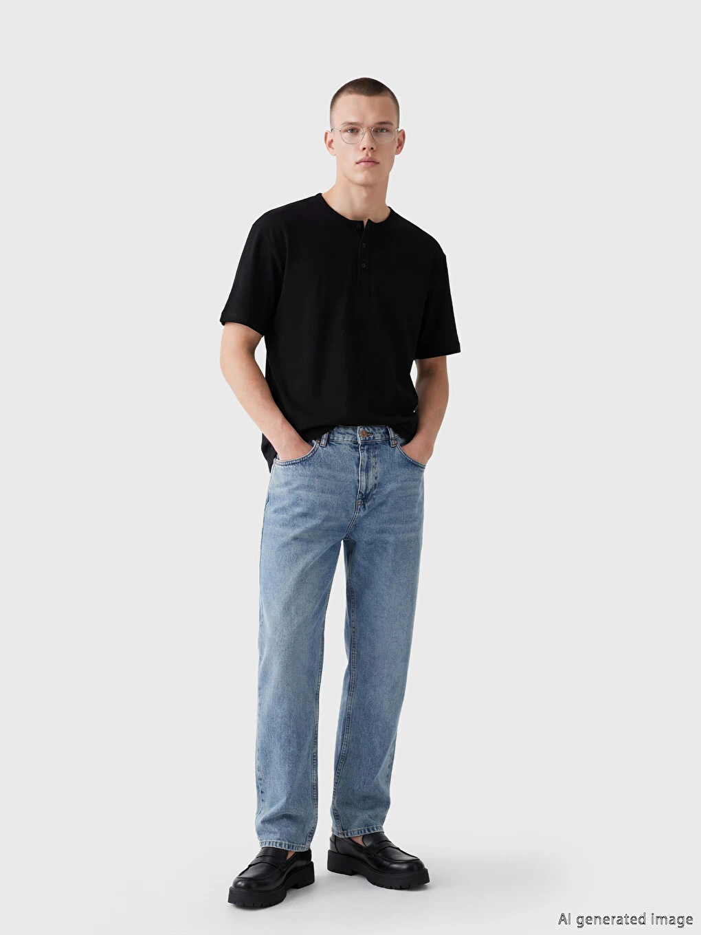 XSIDE Muška Henley Majica