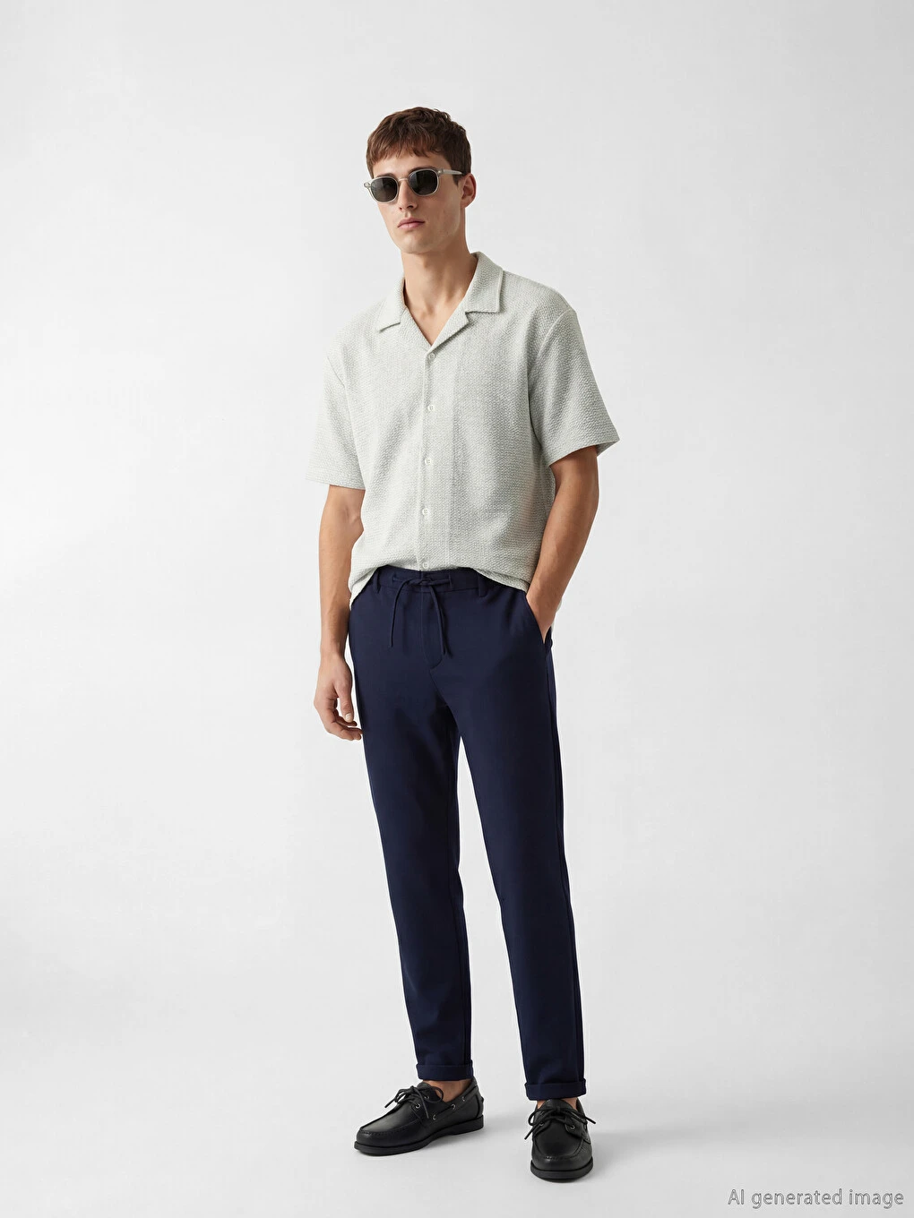 LCW Vision Regular Fit Muška Basic Košulja Sa Teksturom