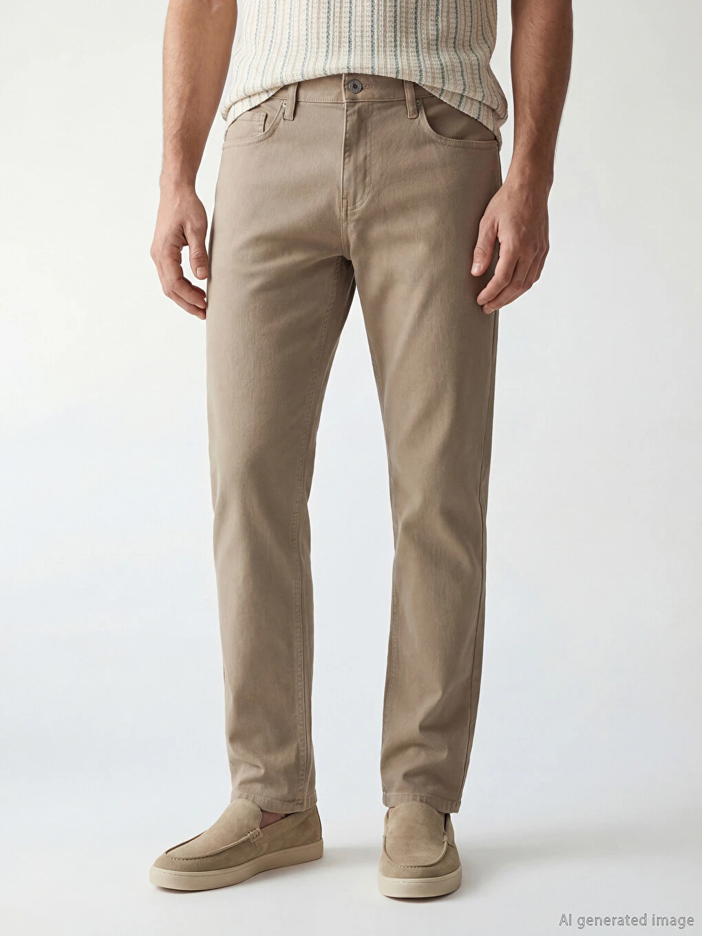 LCWAIKIKI Classic Standard Fit Muške Chino Pantalone