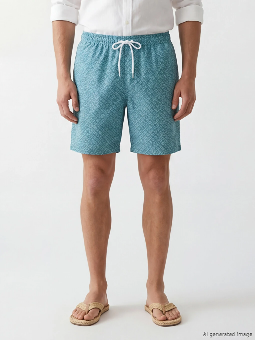 LCW SWIMWEAR Kratak Šorts Za Kupanje Sa Uzorkom Za Muškarce