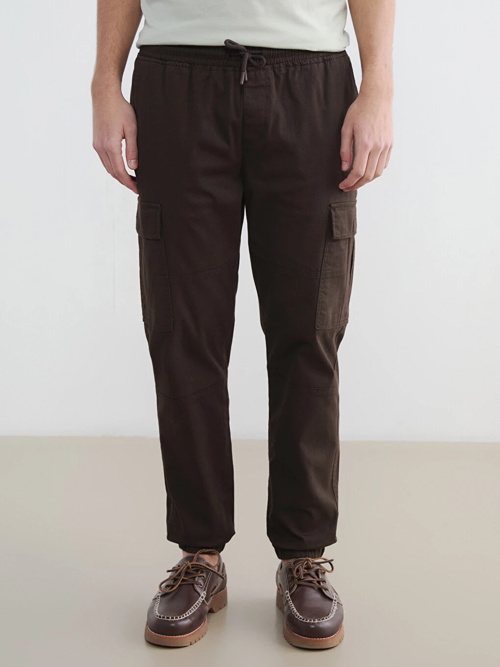 XSIDE Regular Fit Gabardinske Muške Cargo Pantalone