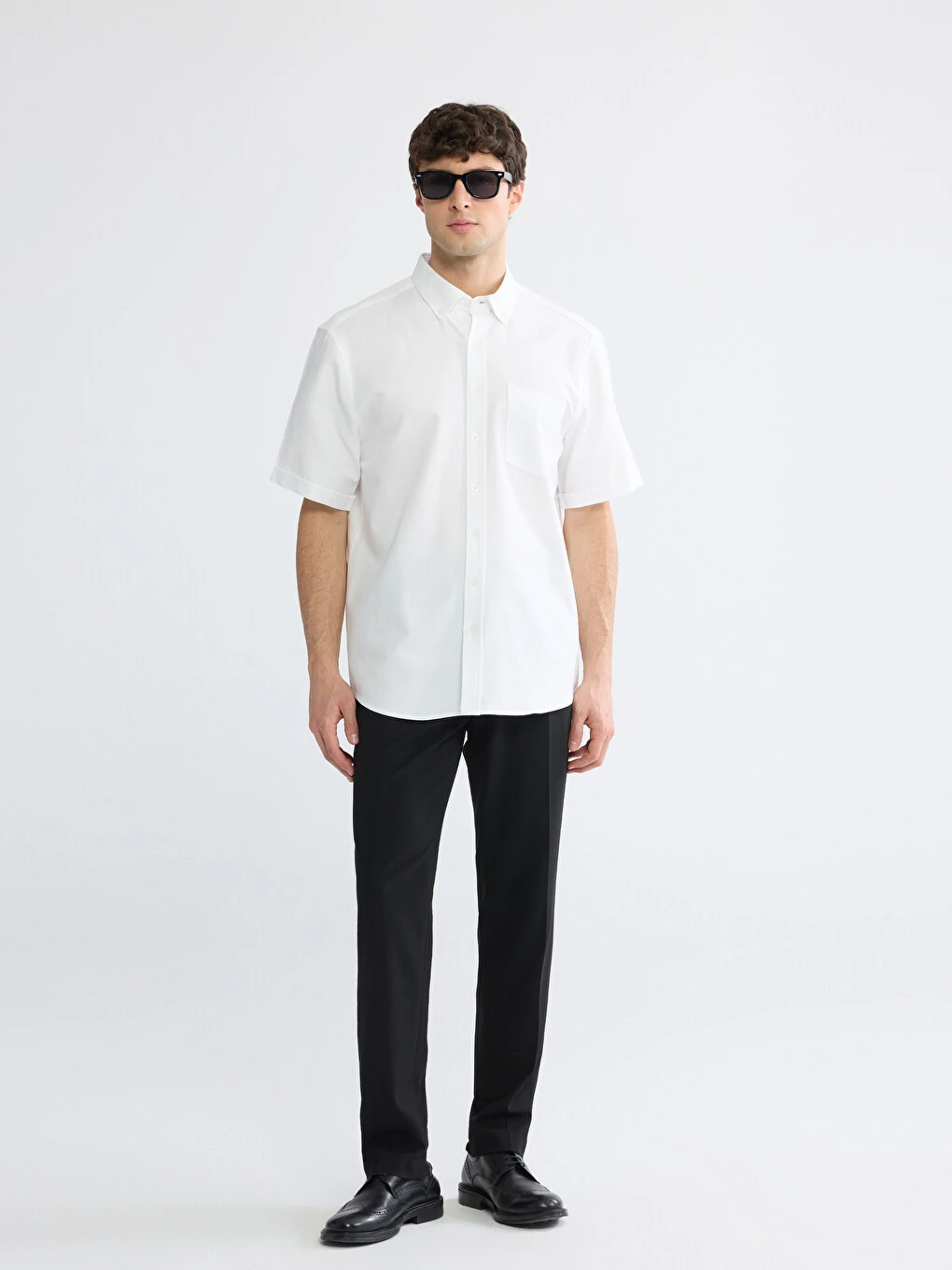LCWAIKIKI Classic Regular Fit Muška Osnovna Košulja Od Dobi Tkanine