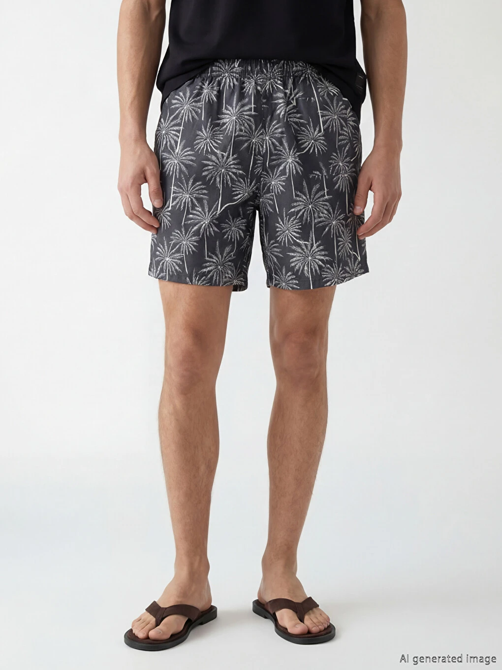 LCW SWIMWEAR Kratak Šorts Za Kupanje Sa Uzorkom Za Muškarce