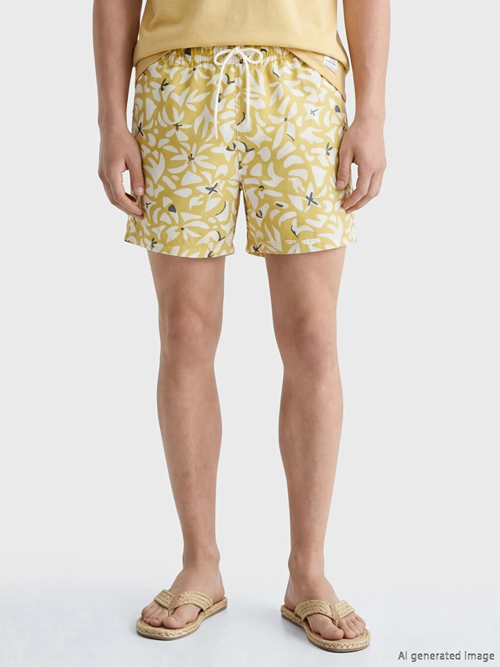 LCW SWIMWEAR Kratak Šorts Za Kupanje Sa Uzorkom Za Muškarce