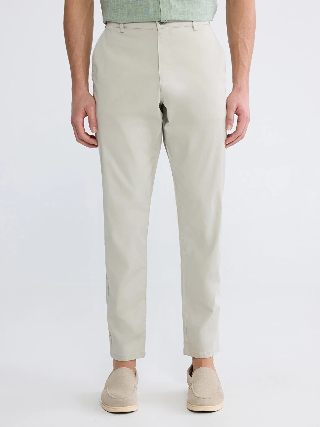 LCWAIKIKI Classic Slim Fit Gabardinske Muške Chino Pantalone