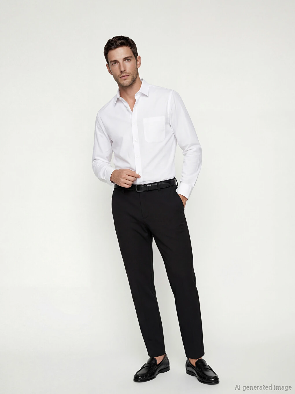 LCW BUSINESS Regular Fit Muška Basic Košulja