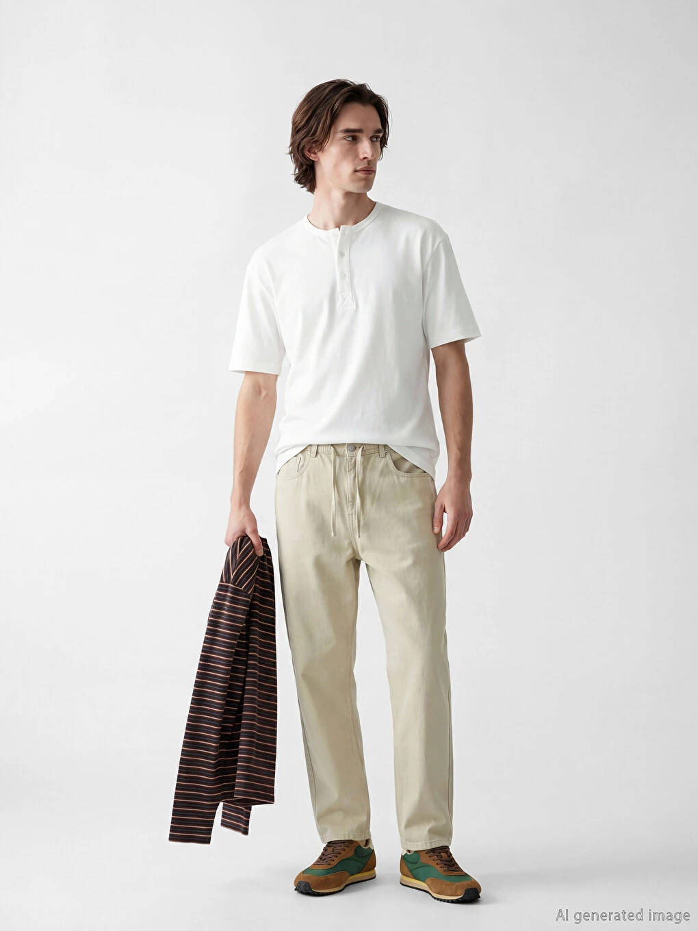 XSIDE Muška Henley Majica