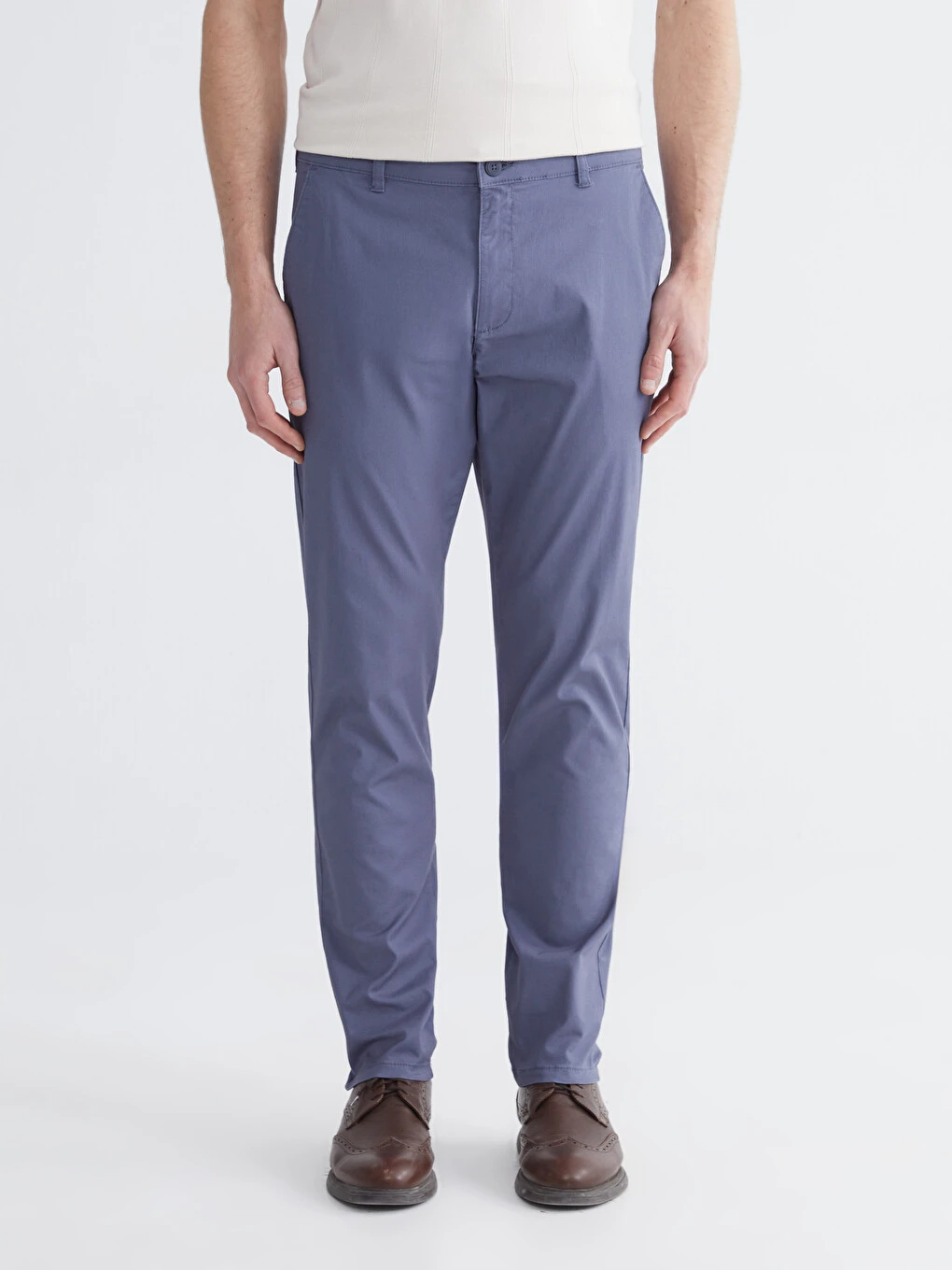LCWAIKIKI Classic Slim Fit Gabardinske Muške Chino Pantalone