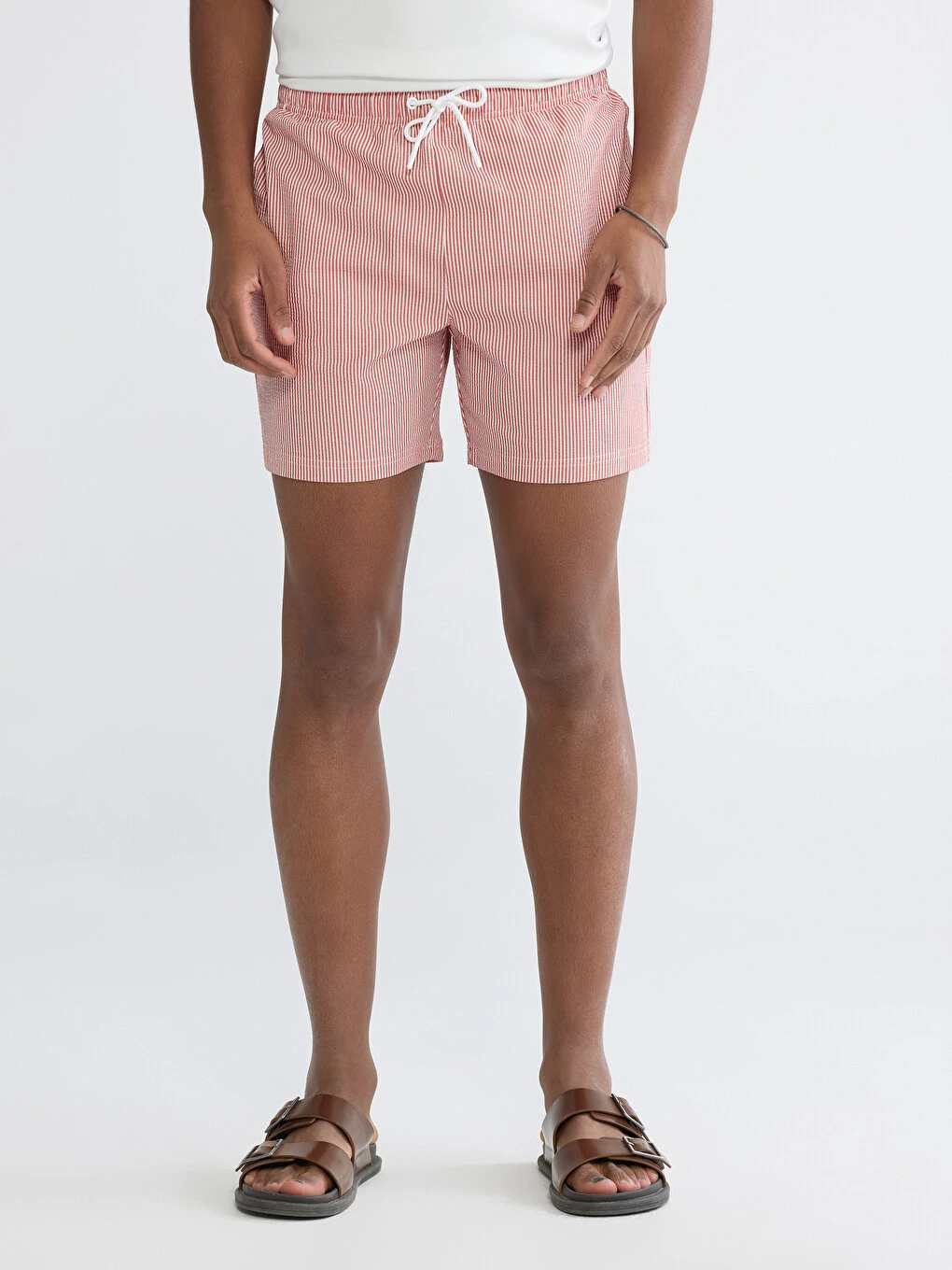 LCW SWIMWEAR Kratak Prugasti Muški Šorts Za Kupanje