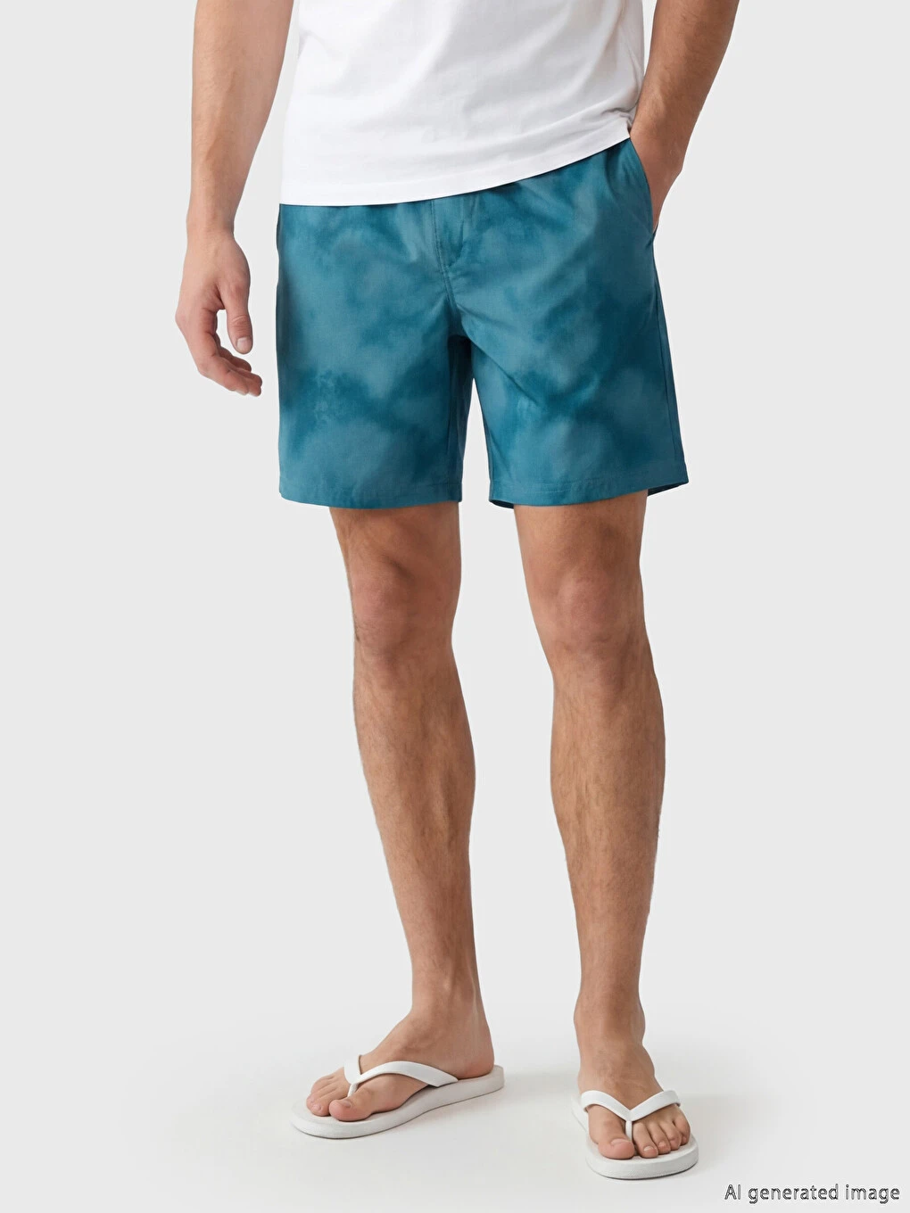 LCW SWIMWEAR Kratak Tie-dye Muški Šorts Za Kupanje