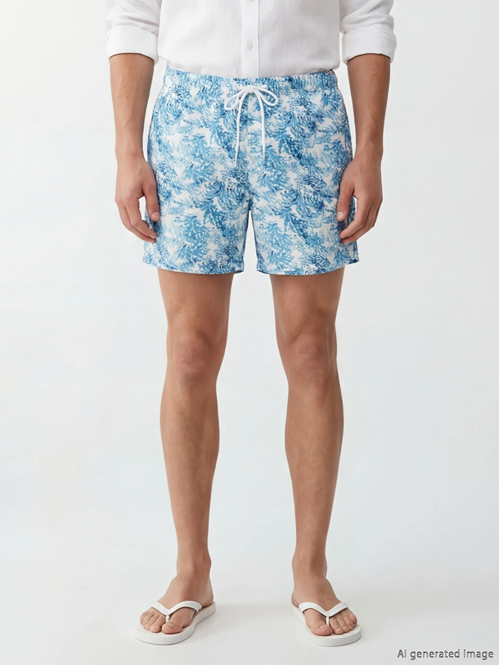 LCW SWIMWEAR Kratak Šorts Za Kupanje Sa Uzorkom Za Muškarce