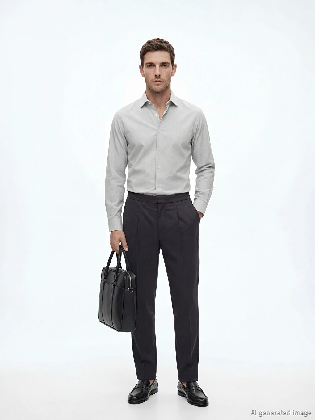 LCW BUSINESS Slim Fit Karirana Muška Košulja