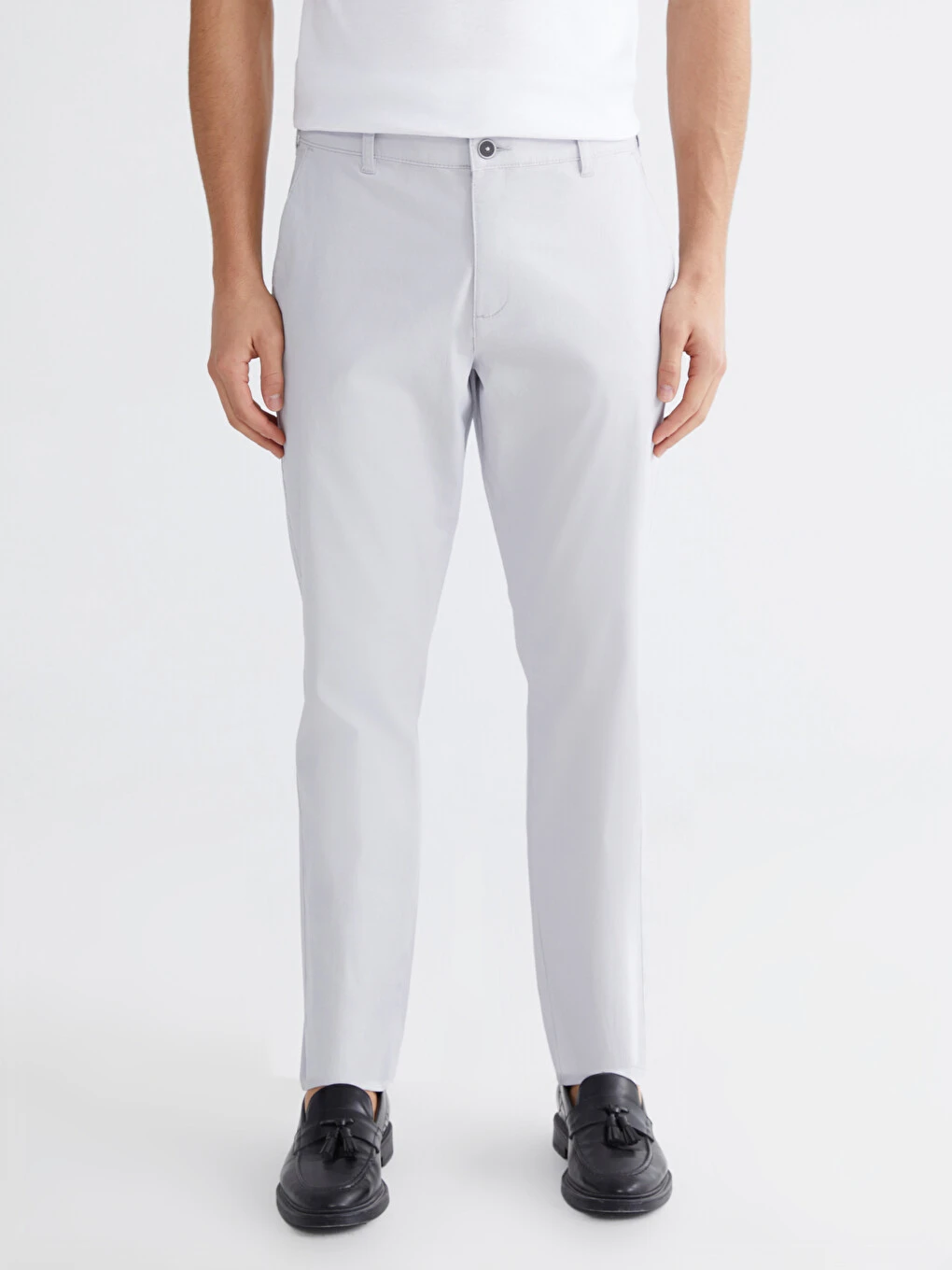 LCWAIKIKI Classic Slim Fit Gabardinske Muške Chino Pantalone