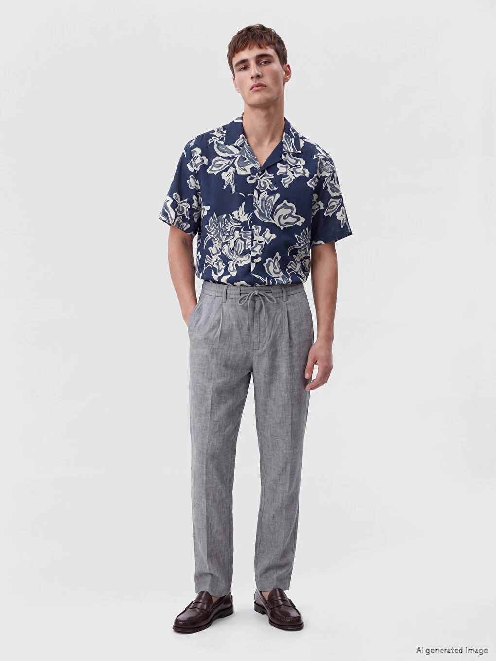 LCW Vision Regular Fit Šara Muška Košulja
