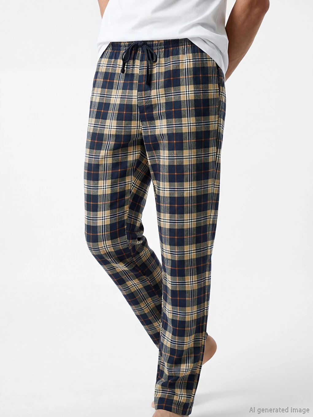 LC WAIKIKI Standard Fit Karirani Donji Deo Muške Pidžame