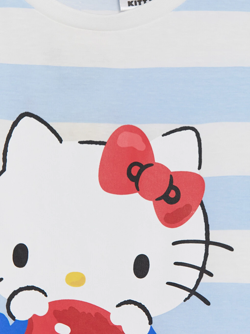 LCW Kids Dečija Majica Sa Okruglim Izrezom Hello Kitty Štampom Za Devojčice