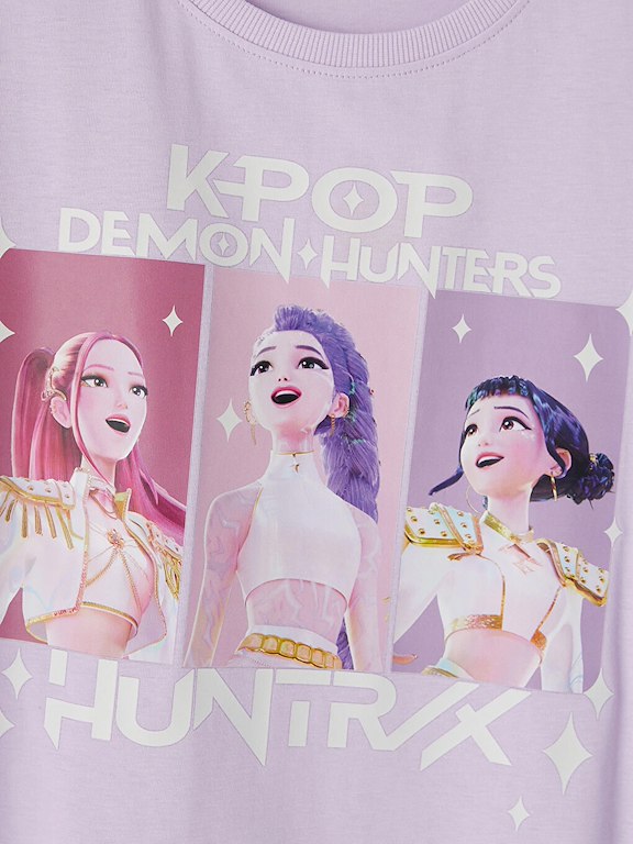 LCW Kids K-pop Demon Hunters Štampana Haljina Za Devojčice