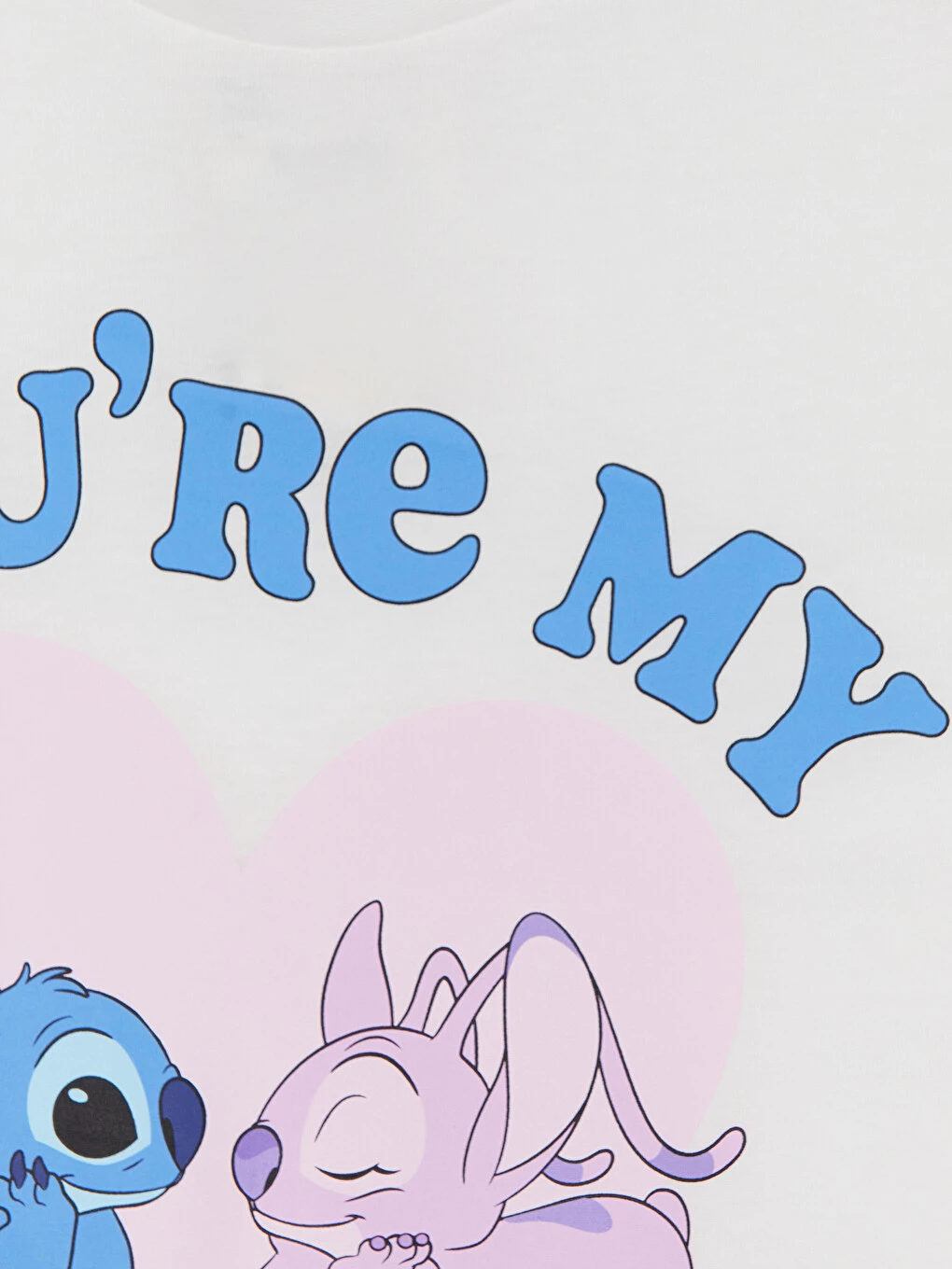 LCW Kids Dečija Majica Sa Štampom Stitch I Angel