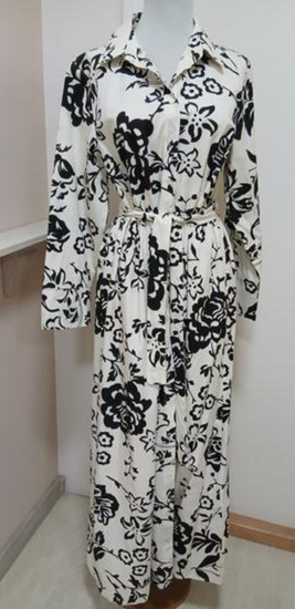 Duga mantil haljina l/xl 100%pamuk