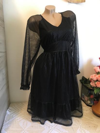LC Waikiki crna rukavi od tila L