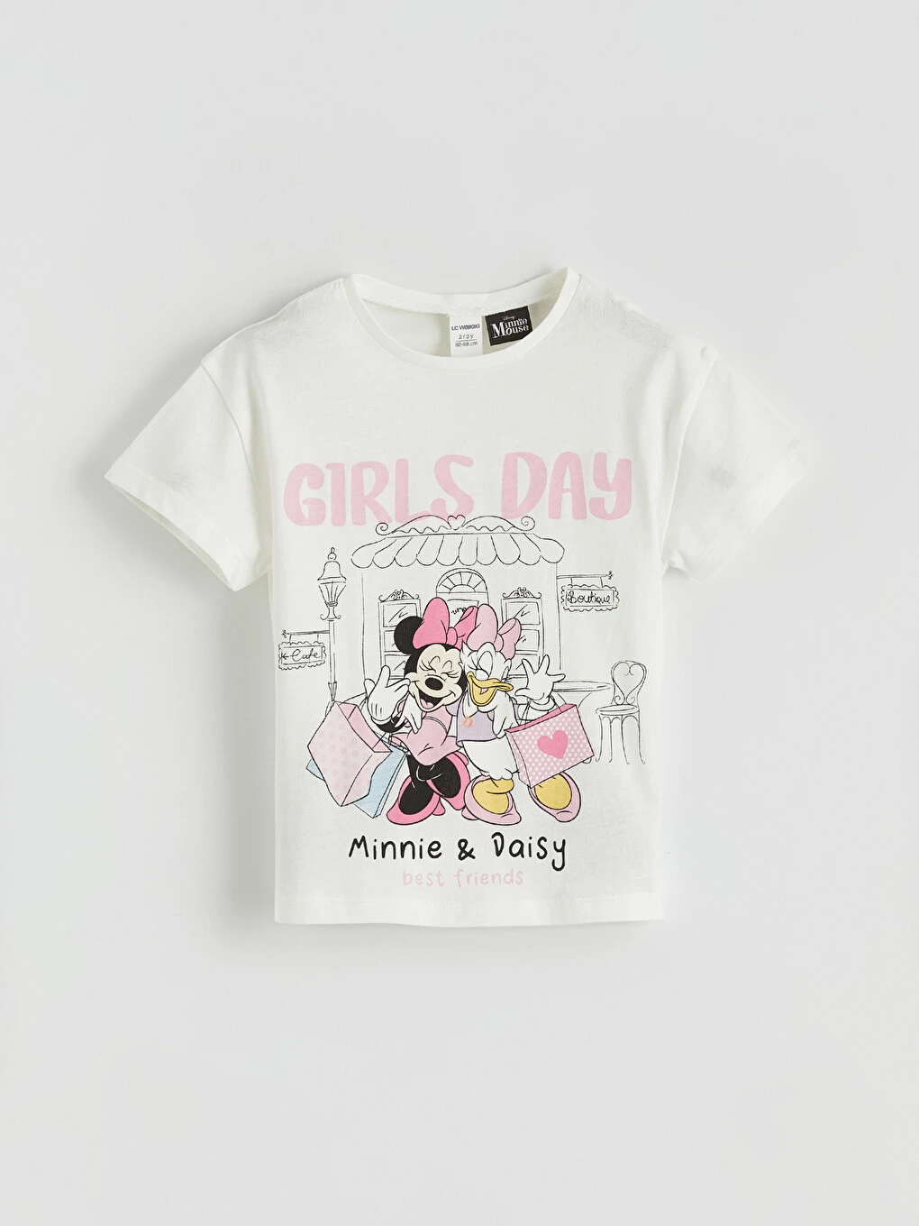 LCW Kids Minnie Mouse Štampani Dečiji Ženski T-shirt I Helanke