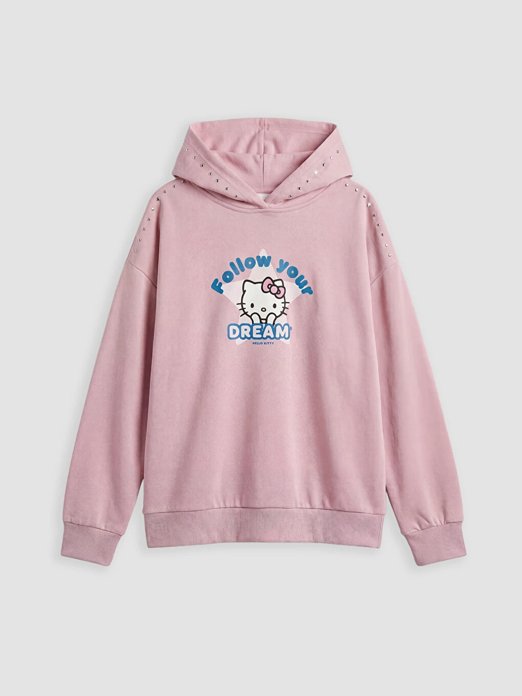 LCW Kids Hello Kitty Dukserica Sa Kapuljačom Sa Štampom Za Devojčice
