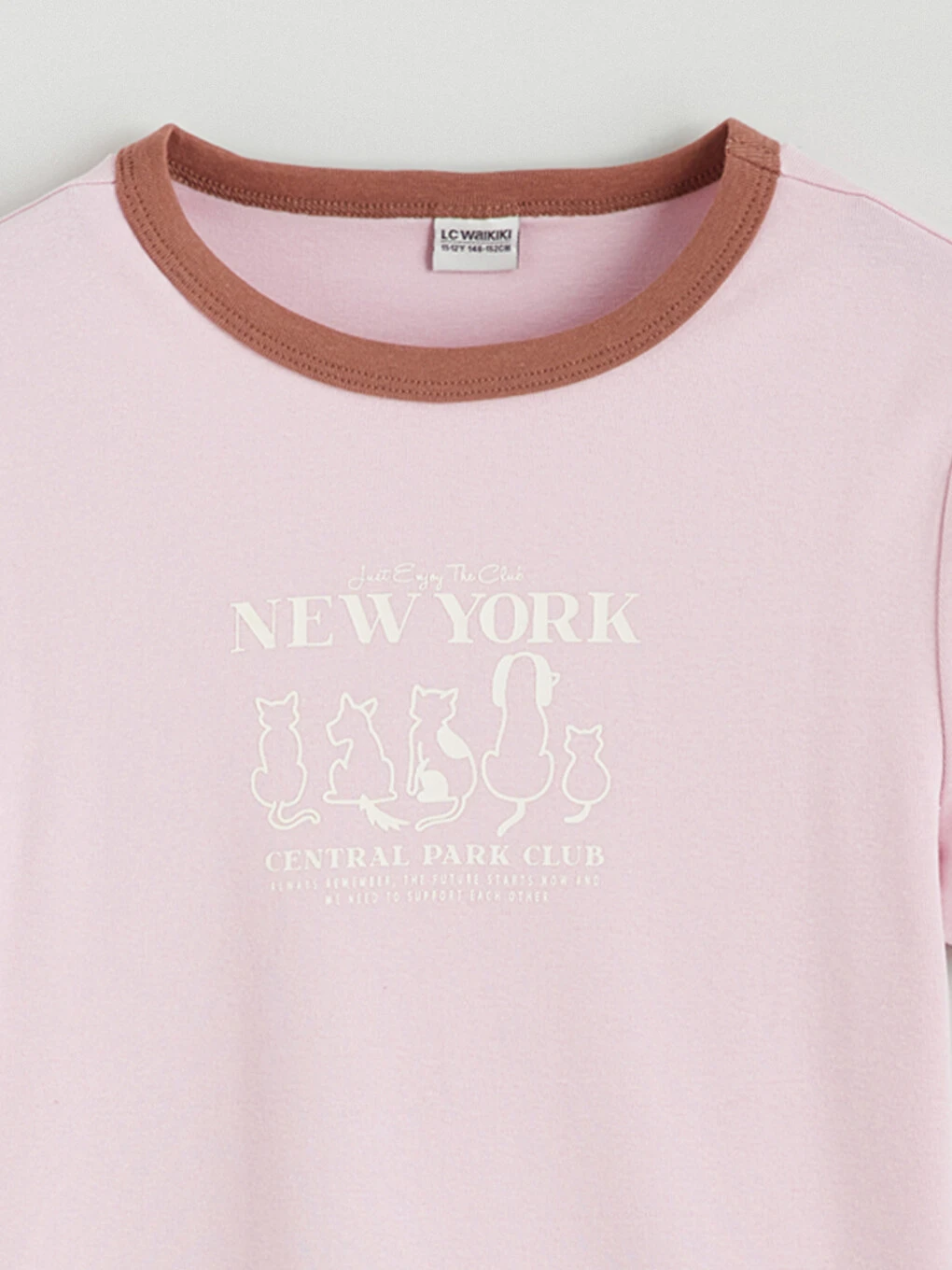 LCW Kids Dečija Majica Sa Kratkim Rukavima Sa New York Printom