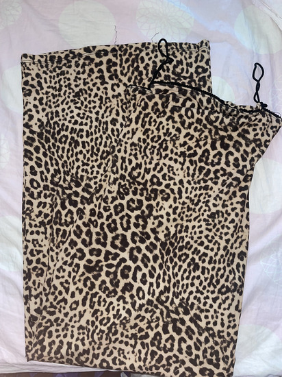 Bershka leopard uska haljina