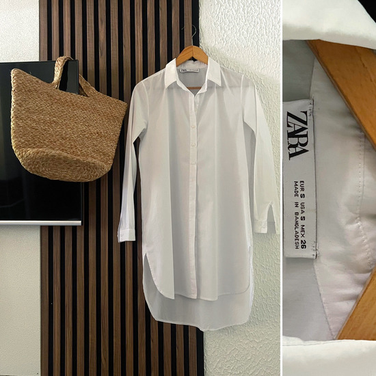           Popularna Kosulja-Haljina oversize XS-M