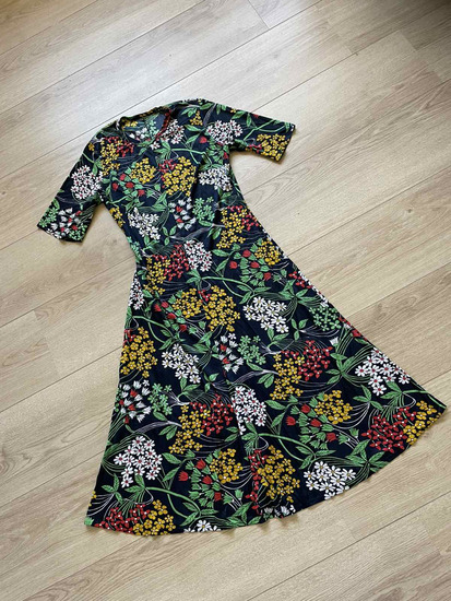 Vintage floral haljina