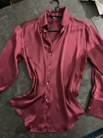 Zara bordo košulja