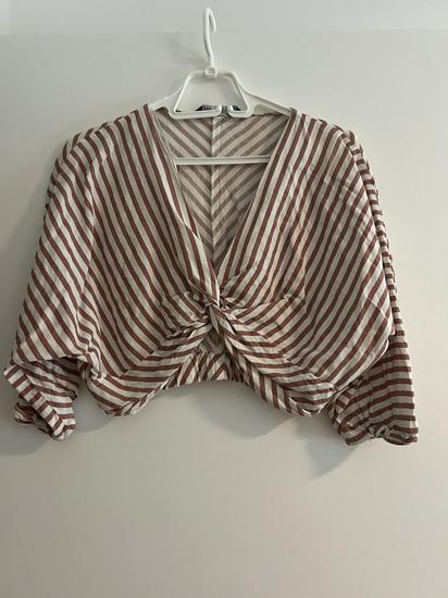ZARA crop košulja