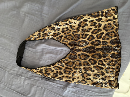 leopard print sljokicavo crop top