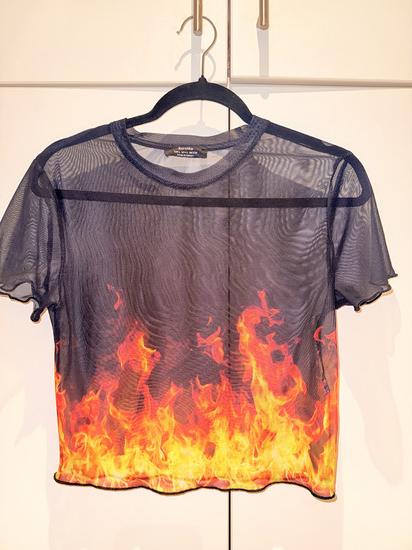 Crop top majica Bershka L