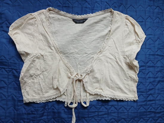 Dorothy Perkins bež-krem pamučni bolero, 46