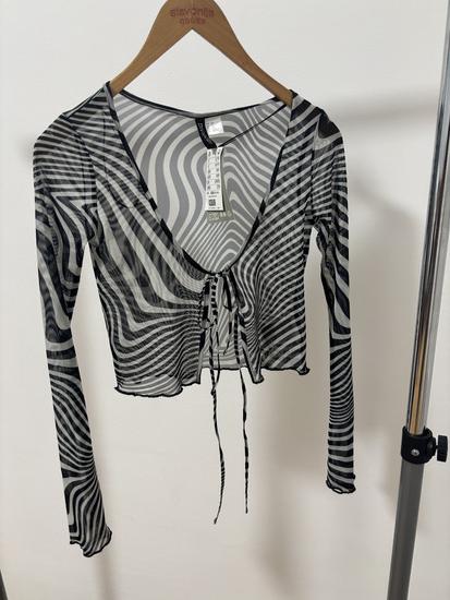H&M xs/s bolero-bluza