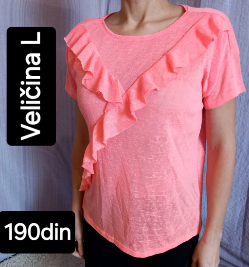Ženska majica bluza roze L/40