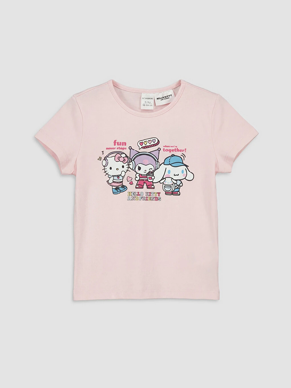 LCW Kids Hello Kitty Štampani Pidžama Komplet Za Devojčice