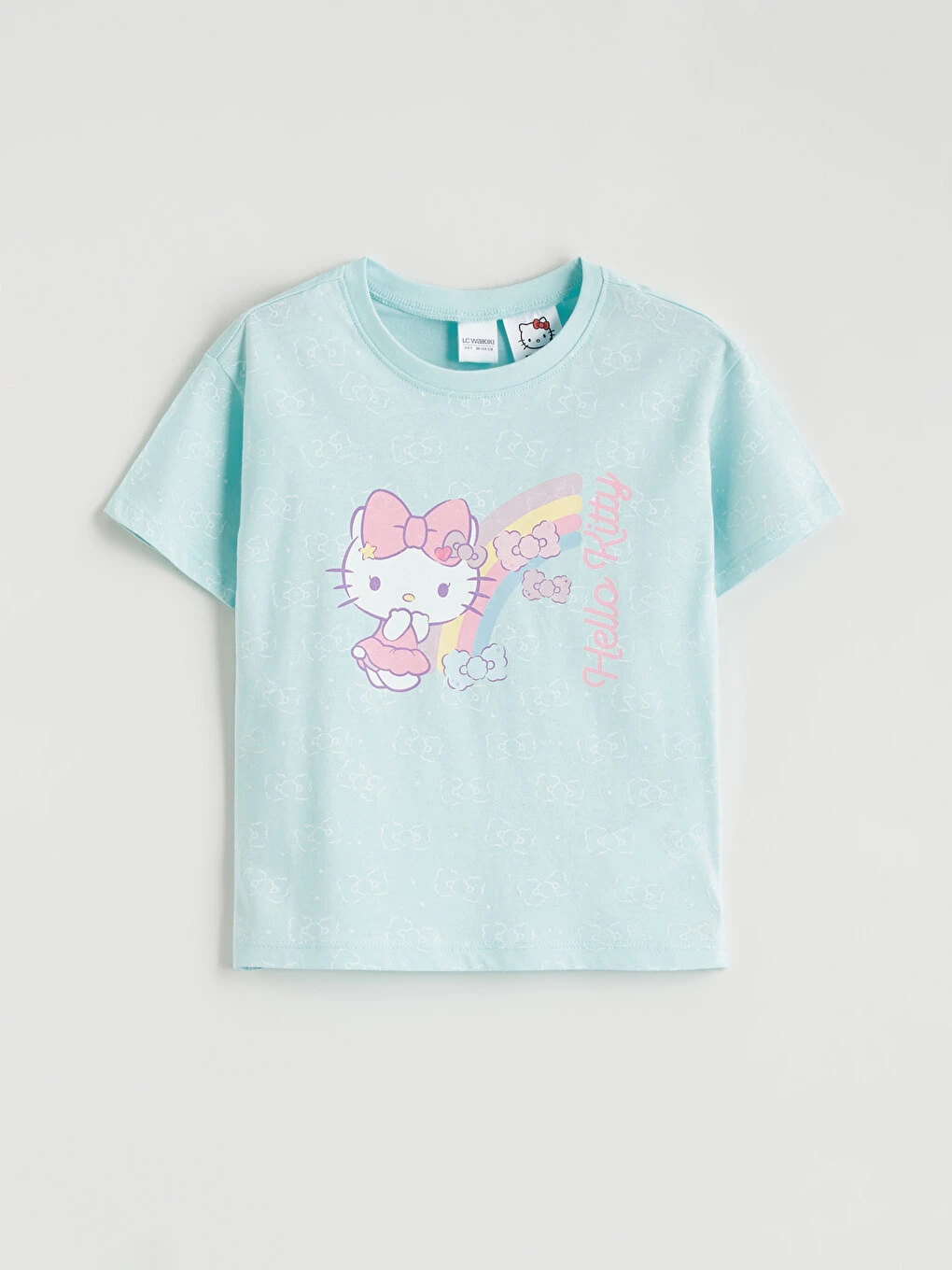 LCW Kids Hello Kitty Štampani Kratki Pidžama Komplet Za Devojčice