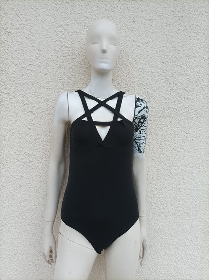 Gothic Killstar Pentagram Bodi XS