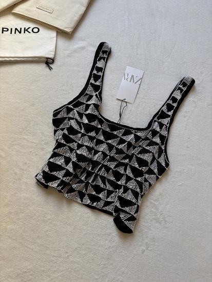 Zara nov top sa perlama
