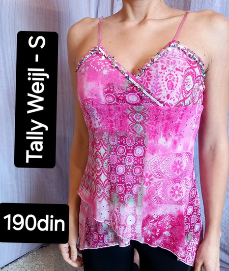 Tally Weijl ženska majica bretele roze S/36
