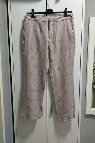Zara pantalone lan/viskoza