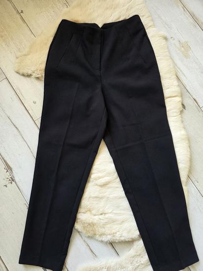 Amisu crne poslovne pantalone 36